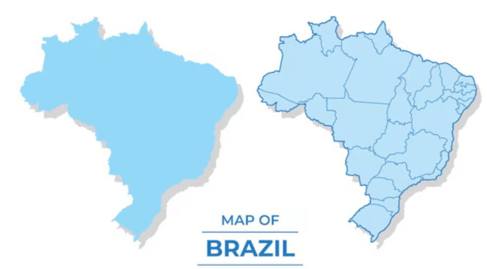Outline:0zmbk6lthmu= Brazil Map - zaazaturf